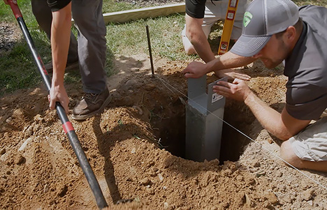 Precast deck posts increase deck-building efficiency—and sales