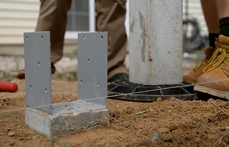 Precast deck posts increase deck-building efficiency—and sales